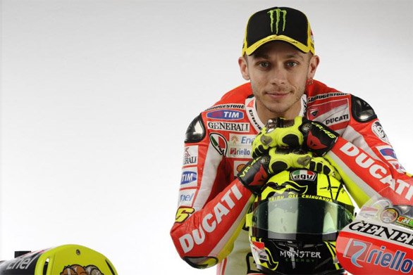 Rossi Finishes Fifth in Catlan Grand prix
