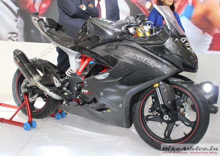 Auto Expo: 310cc TVS AKULA 310 Concept [Pics & Features]