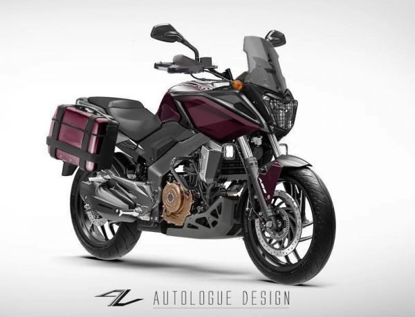Custom Faired Dominar 400 Tourer Render Pics: Tourex & Tour-x