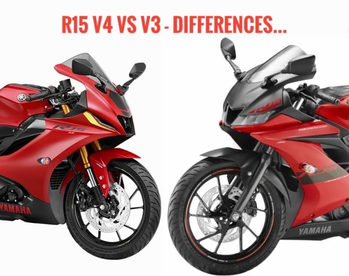 Yamaha R15 V4 vs V3 - List of 10 Differences