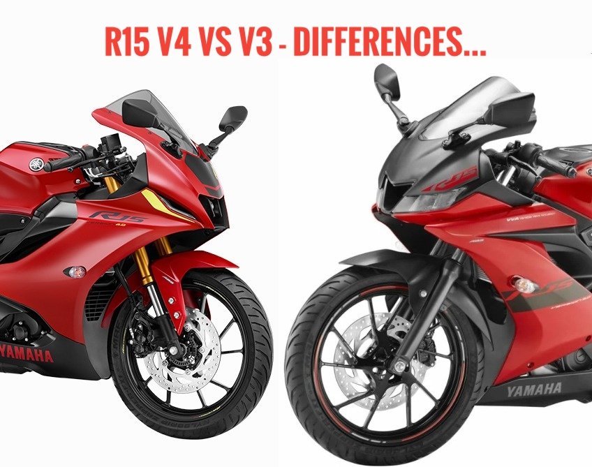 Yamaha R15 V4 Vs V3 List Of 10 Differences Yamaha R15 V4 Vs V3 List Of 10 Differences
