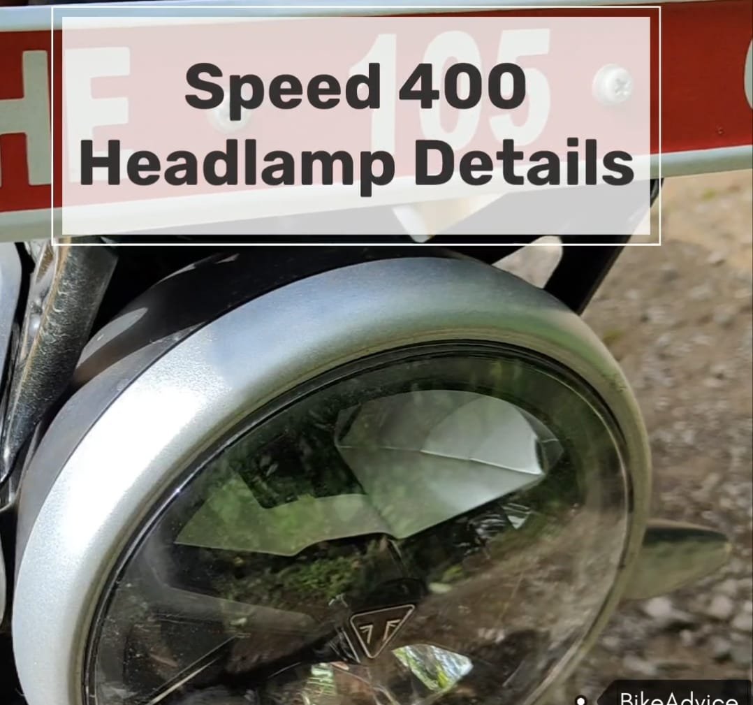 Triumph Speed 400 Headlamp - Quick Look [Video]