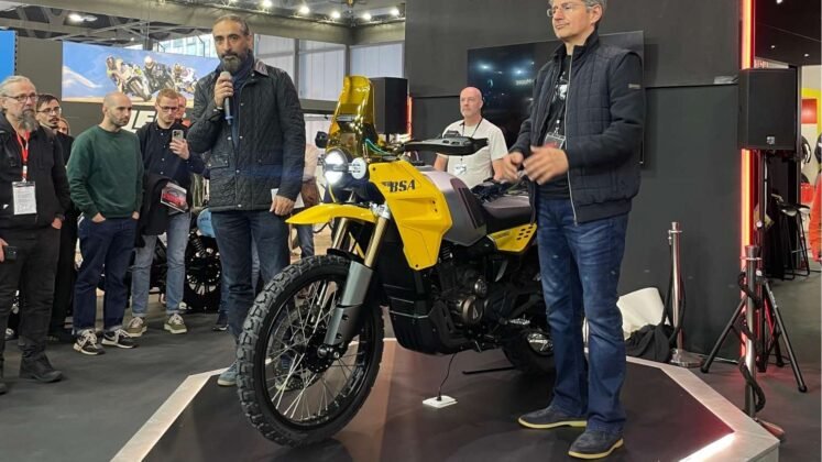 EICMA 2025: BSA Thunderbolt Adventure Bike Debuts, Launch by Mid 2026
