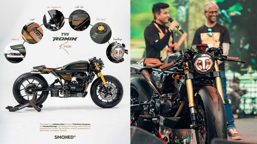 MotoSoul 2025: TVS Ronin Kensai, Apache RR310 Speedline Unveiled