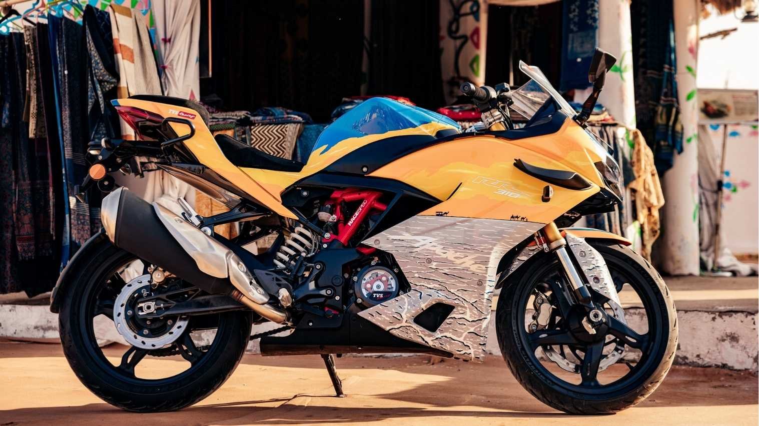 TVS Unveils Five Custom Motorcycles at 2026 Rann Utsav
