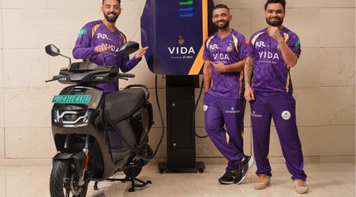 IPL 2026: Hero Vida to Install a Fast-Charger on Every 6 Hit by KKR